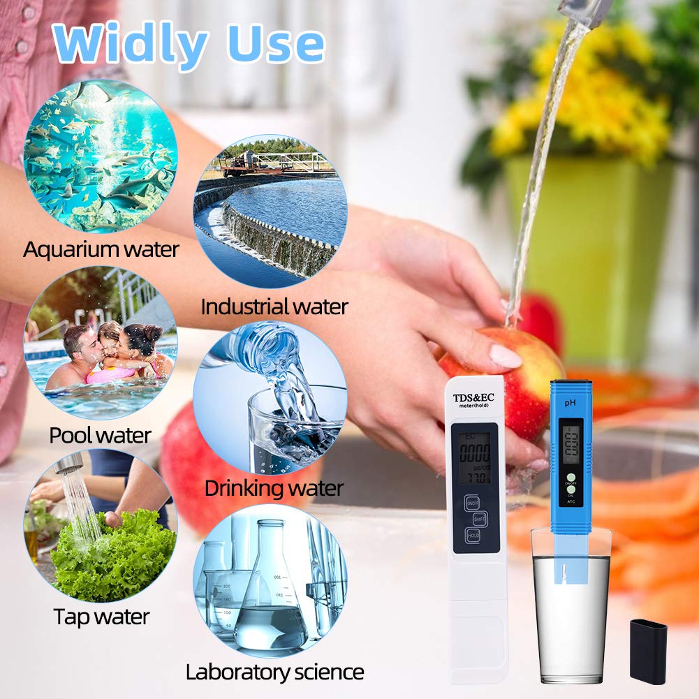 Snapklik.com : PH And TDS Meter Digital Water Tester 4 In 1, 0.01 High ...