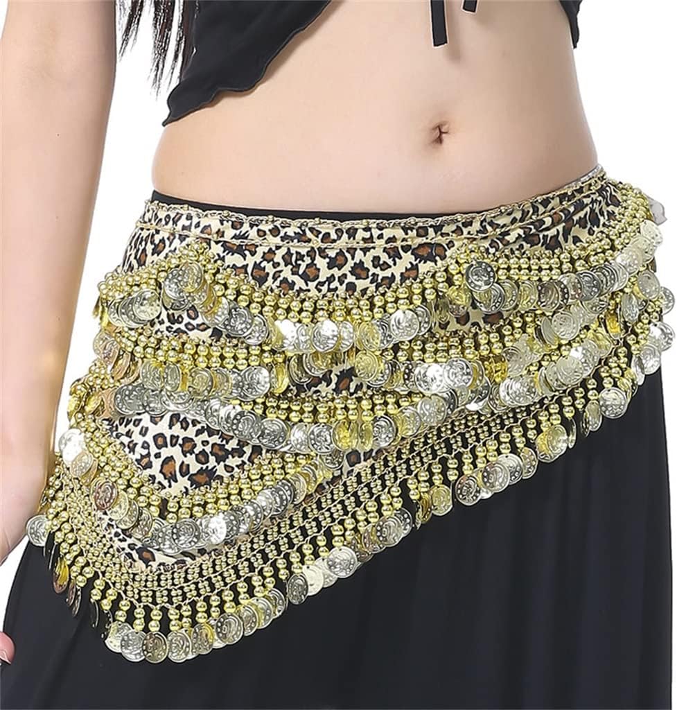 Amazon.com: Belly Dance Belly Dance Waist Chain Belly Dance Multi-Coin ...