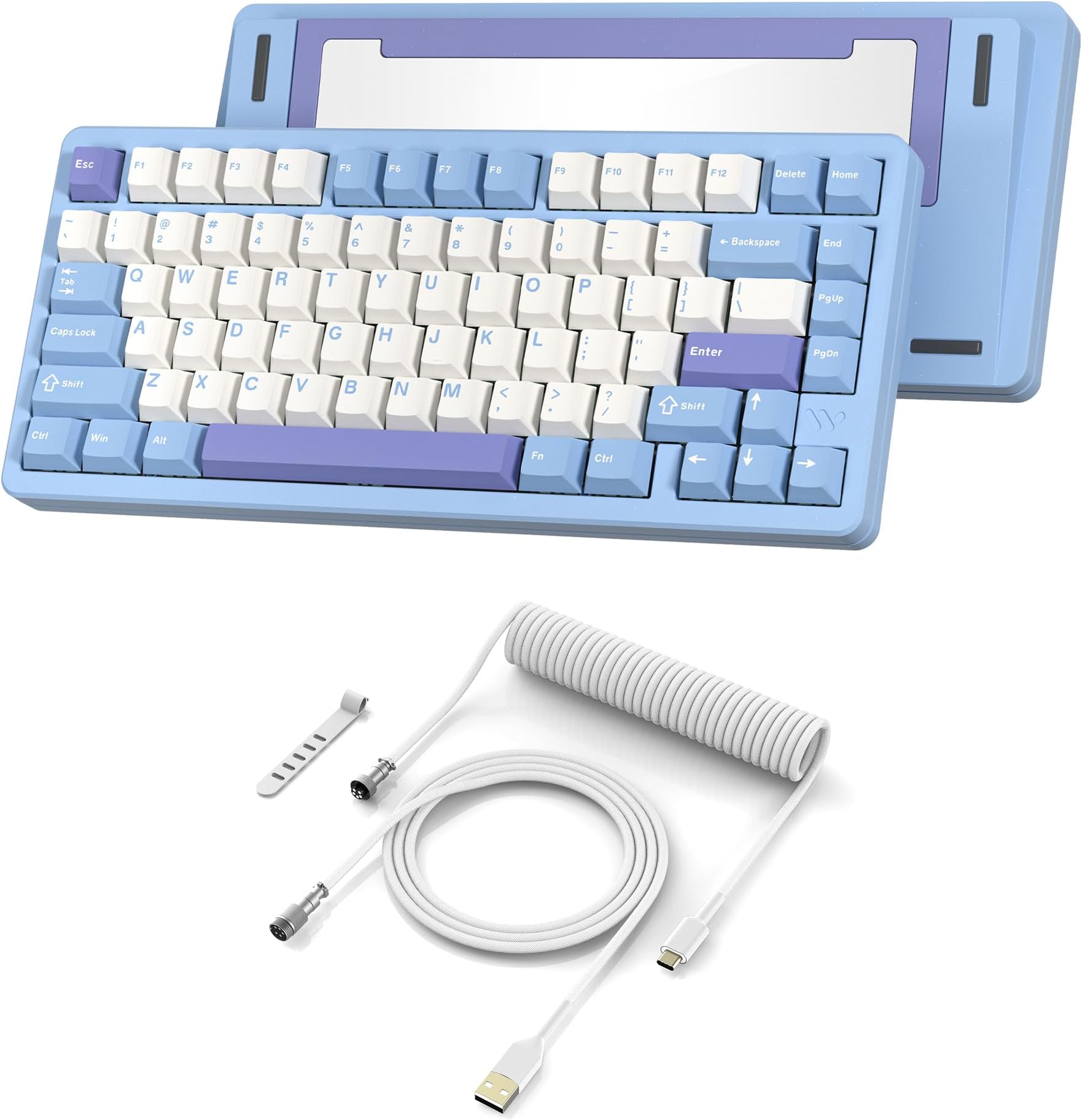 Amazon.com: Womier SK75 75% Aluminum Wireless Mechanical Gaming ...