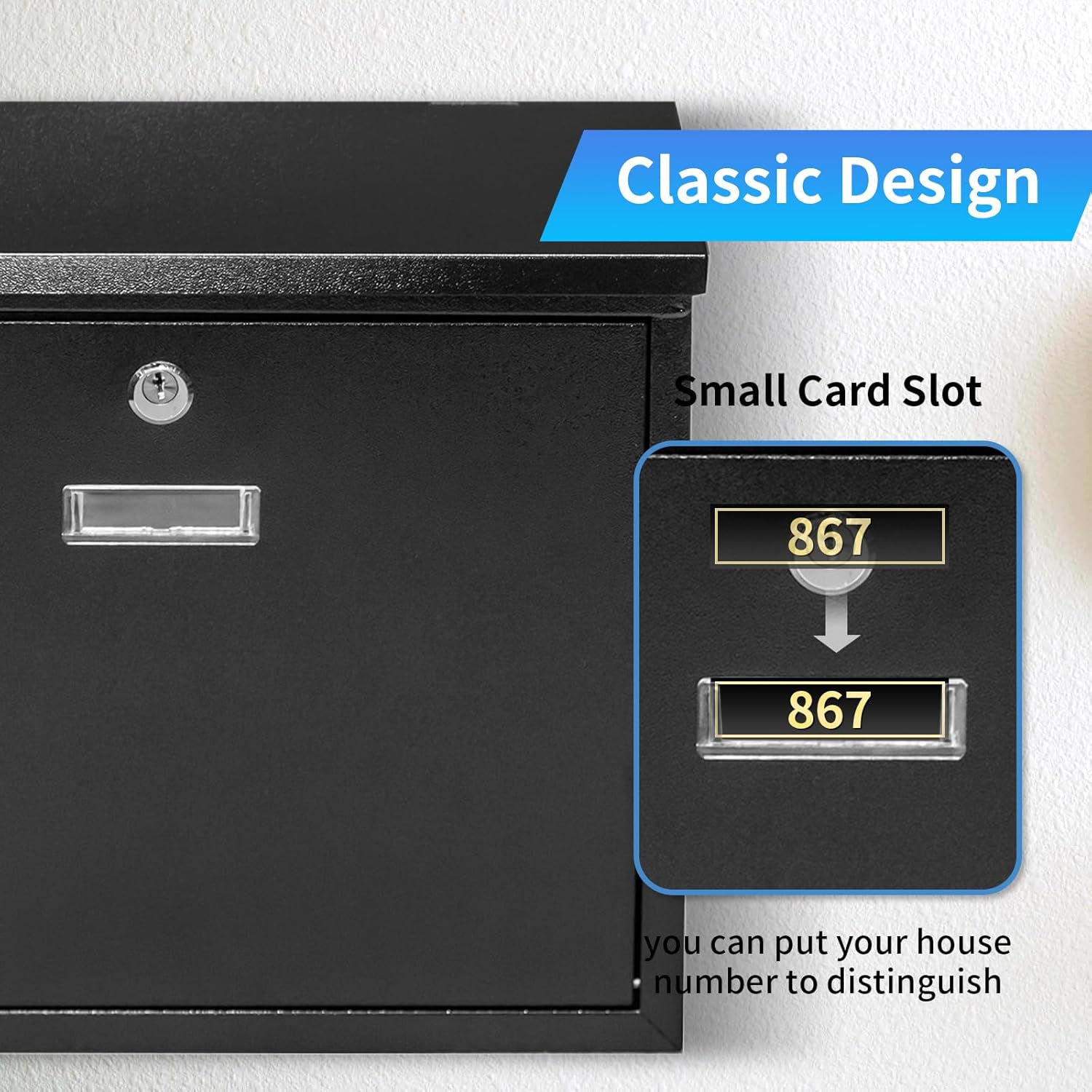 Wall Mount Mailboxes, Black Wall Mailbox for Philippines | Ubuy