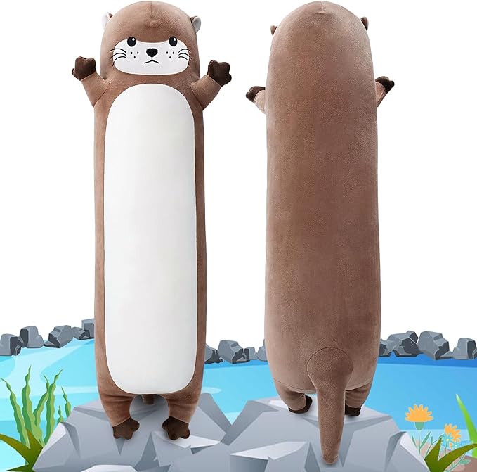 Amazon.com: Sprinqdawin Large Otter Stuffed Animal,33.5” Long Otter ...