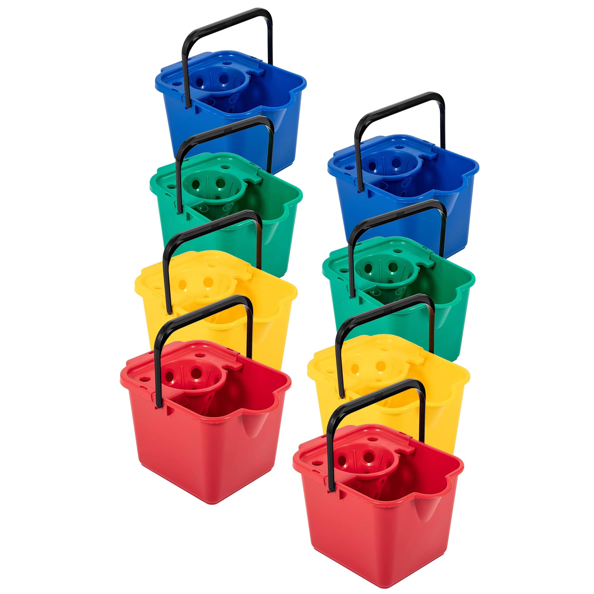 12 Litre Capacity Red Blue Green Yellow & Metallic Coloured Floor ...