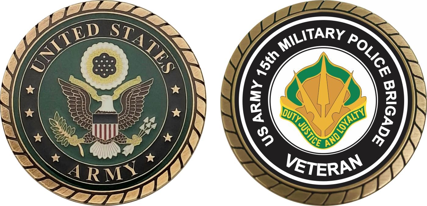 Amazon.com: U.S. Army 15th Military Police Brigade Unit Crest Veteran ...