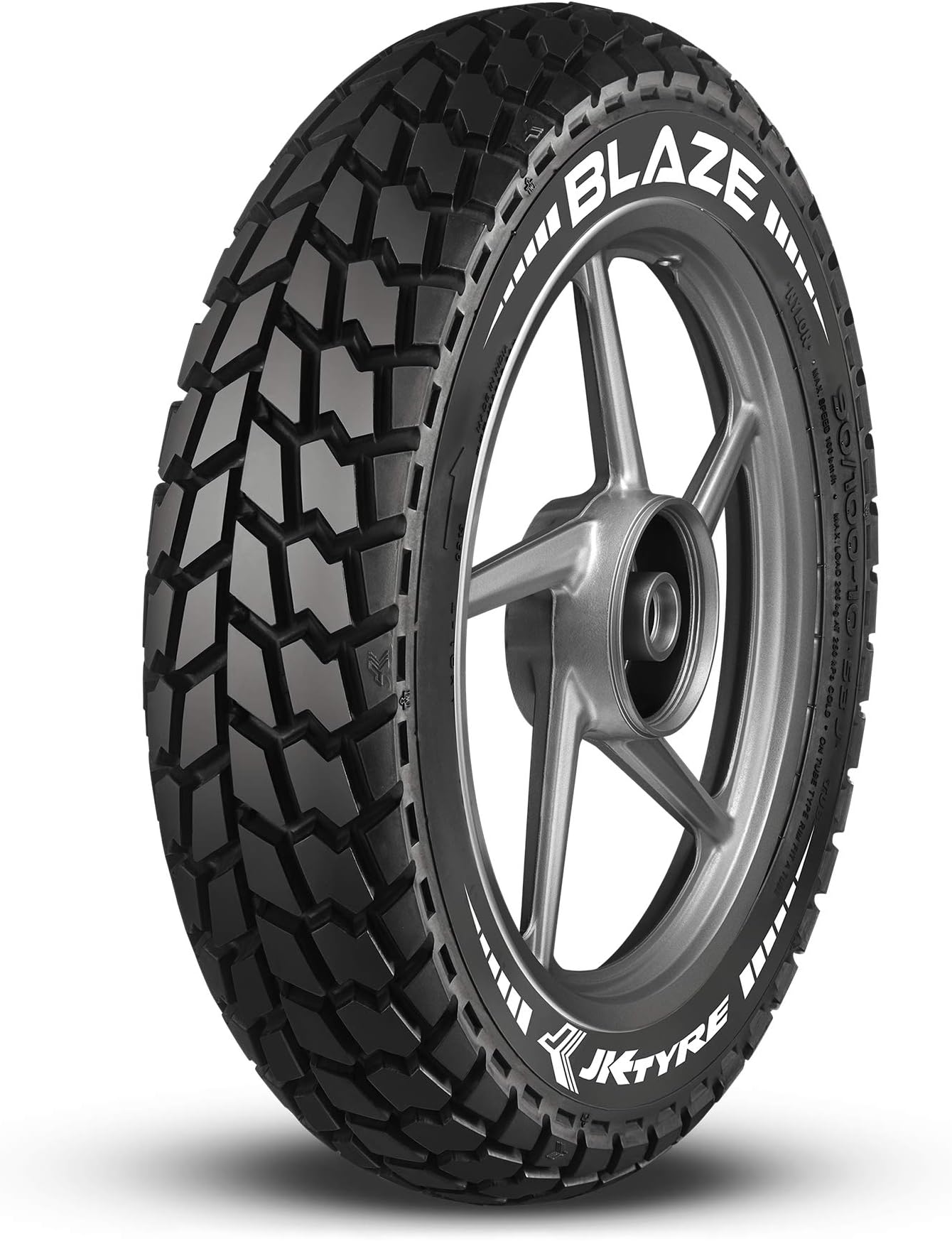 JK Tyre 90/90% -12 Blaze Ba25 54J Tl Tubeless Tyre : Amazon.in: Car ...