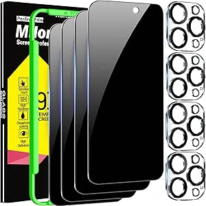 Amazon.com: Milomdoi 4 Pack Privacy Screen Protector for Apple iPhone 15 Pro Max with 4 Pack ...