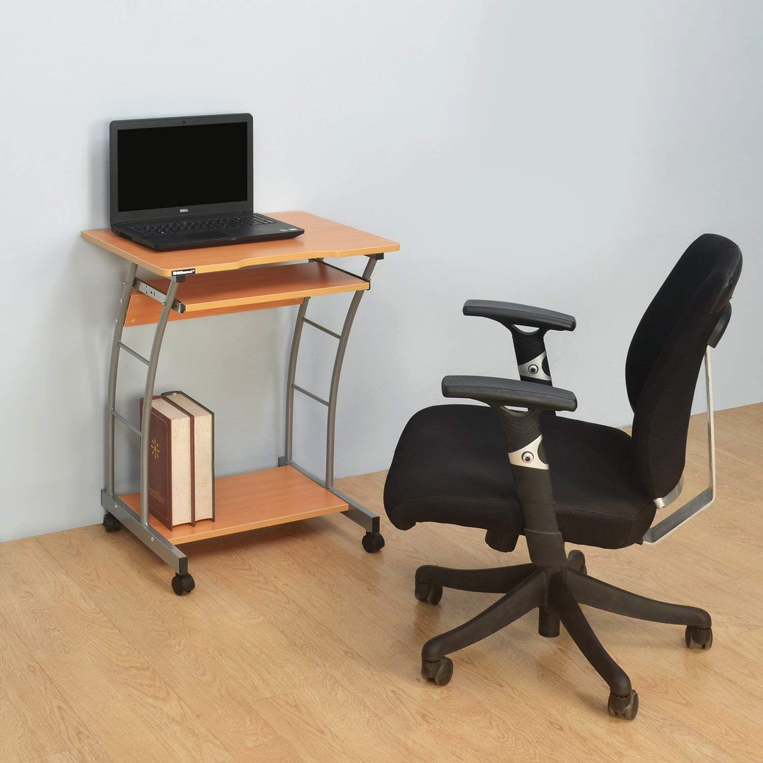 Nilkamal Leo Engineered Wood Computer Desk Walnut Finish Brown : Amazon ...