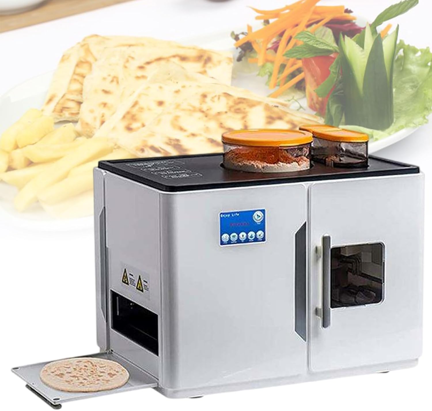 Amazon.com: Fully Automatic Roti Maker, Electric Chapati Tortilla ...
