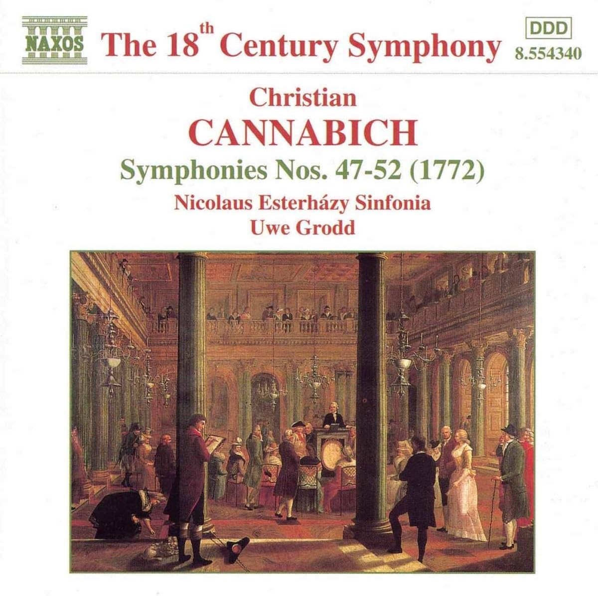 Amazon.co.jp: Cannabich: Symphony nos 47-52 (1772) / Grodd, Nicolaus ...