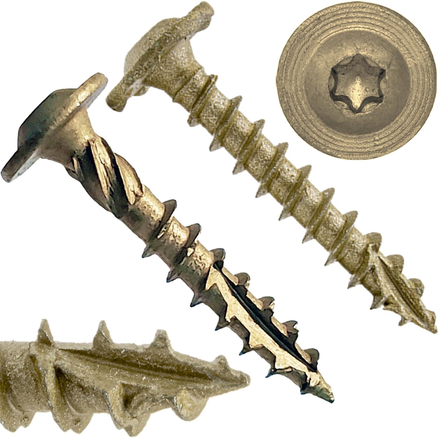 Jake Sales #14 x 1-1/2" Construction Lag Screw Exterior Coated Torx ...