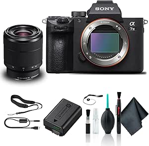 Amazon.com : Sony Alpha a7 III Mirrorless Camera with 28-70 Lens ILCE7M3K/B Bundle : Electronics