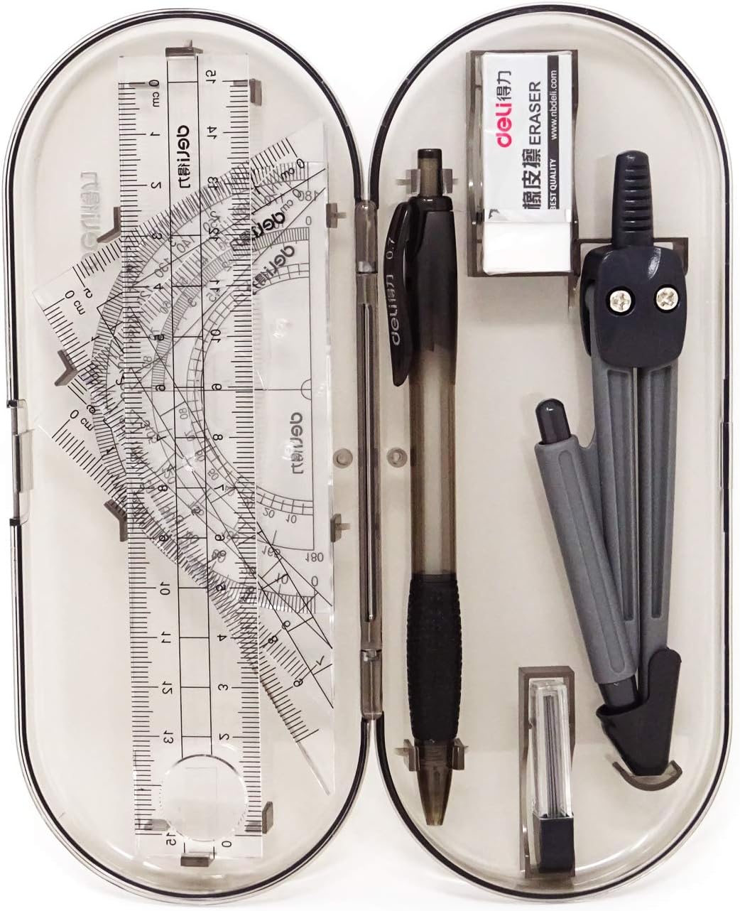 Amazon.com : Honbay 8PCS Math Geometry Kit Set for Student and ...