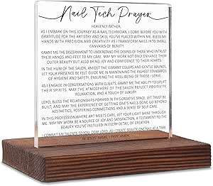 Amazon.com: Nail Tech Prayer Thank You Gifts, Christian Nail Salon ...