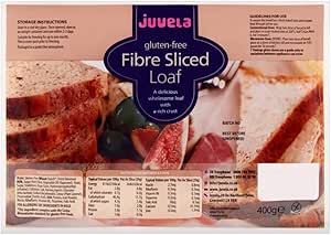 Juvela Gluten-Free Fibre Sliced Loaf, 400 g : Amazon.co.uk: Grocery