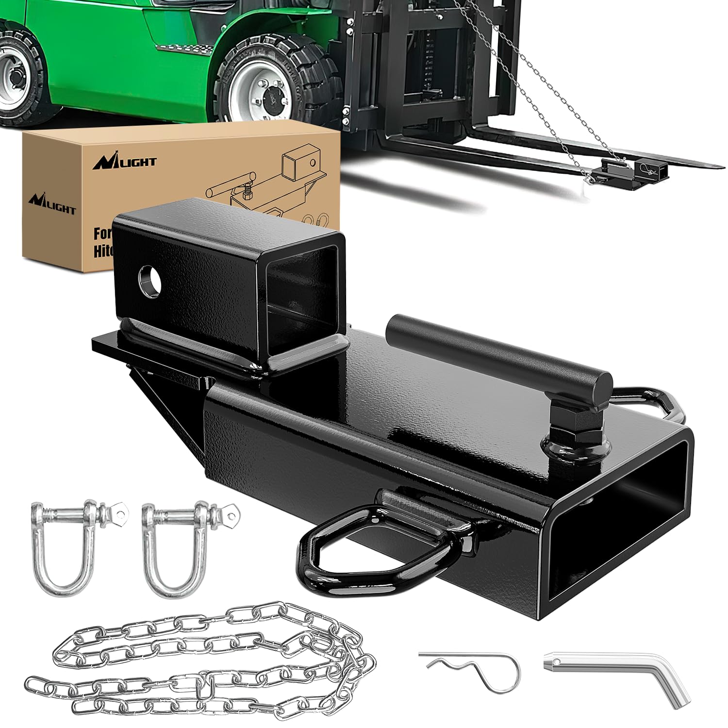 Amazon.com: Nilight Forklift Trailer Hitch Attachment Fits 2 Inch ...