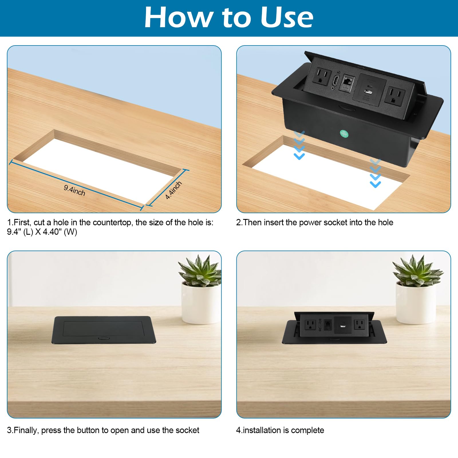 Snapklik.com : Table Pop Up Outlet,Automatic Pop Up Strip Center ...