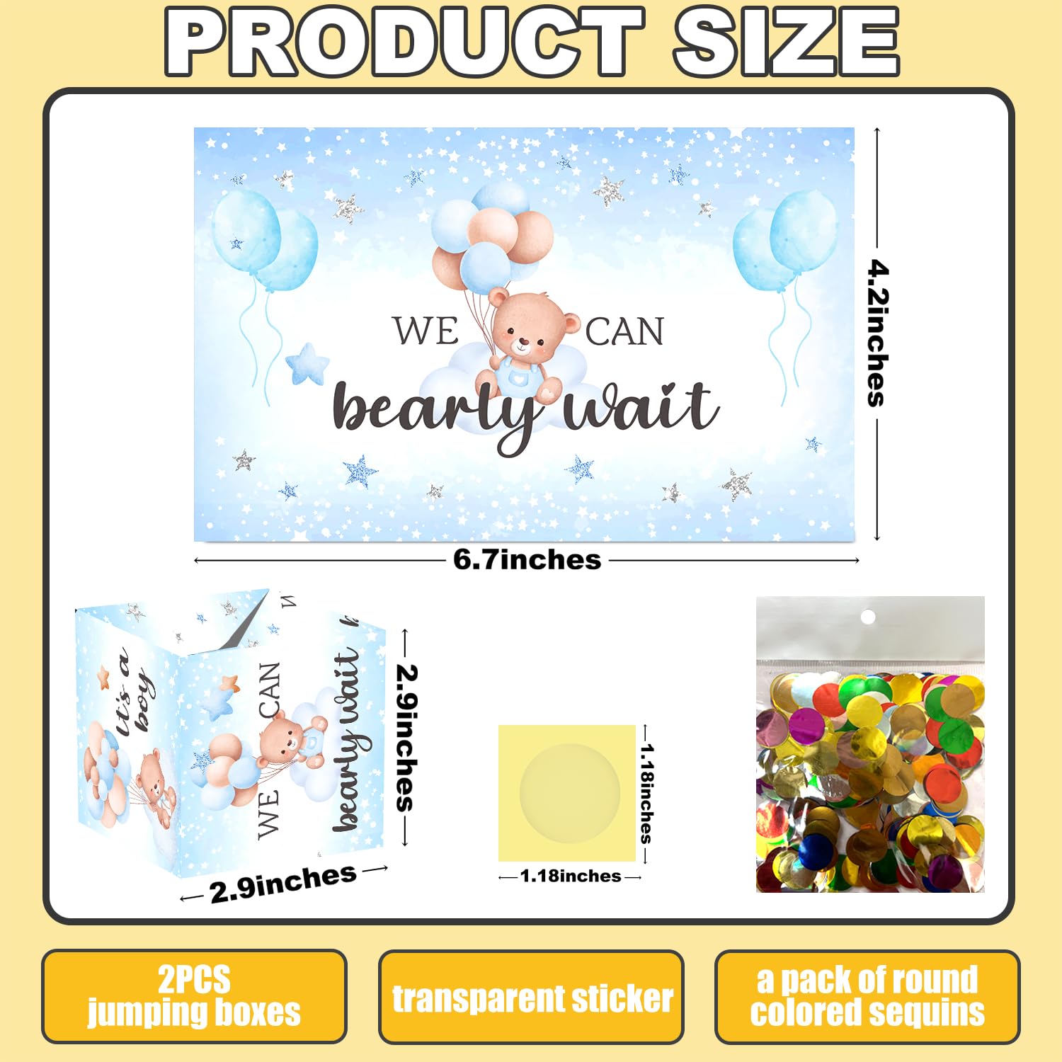 Snapklik.com : Sirjiera Birthday Surprise Pop-up Box, Blue Boys ...
