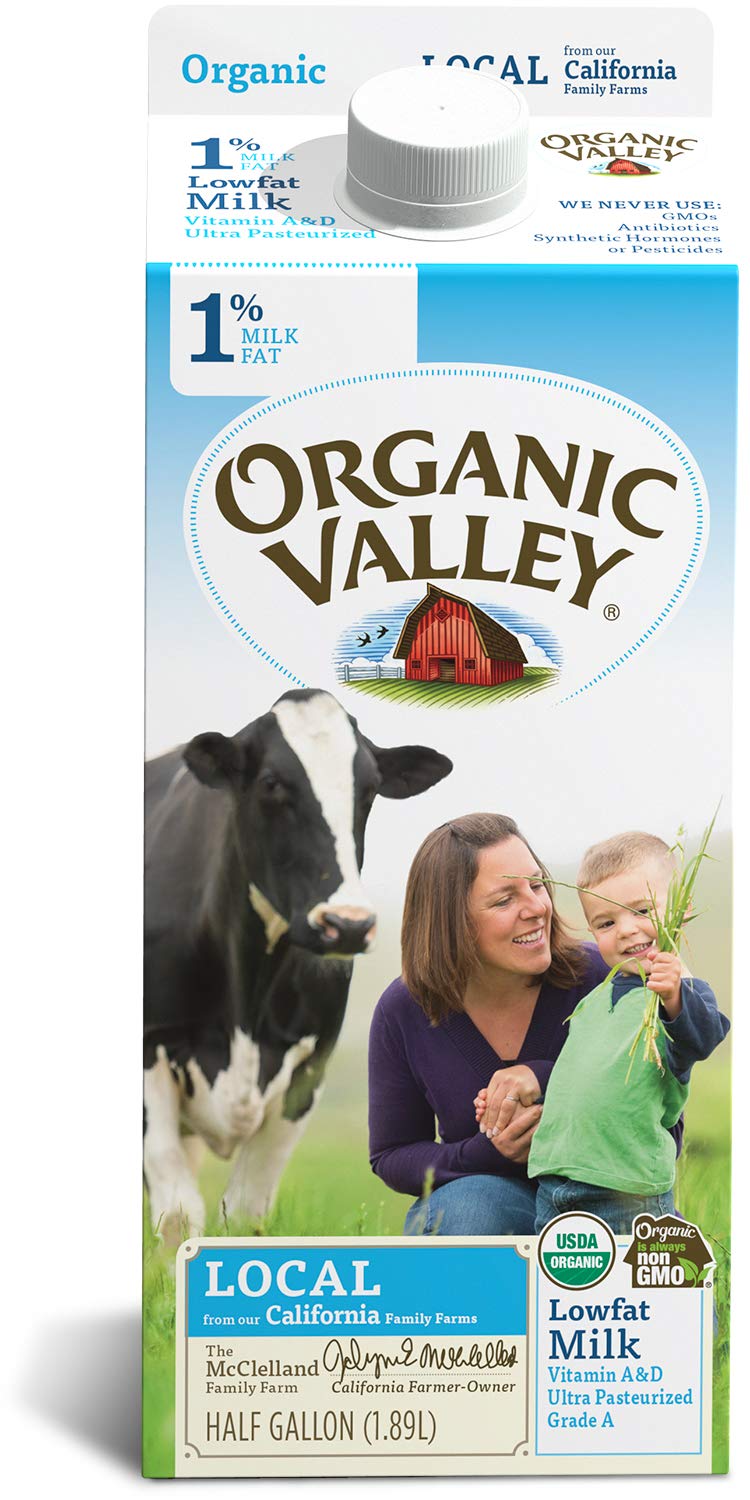 Amazon.com: Organic Valley, Milk UHT Low Fat Organic CA, 64 Fl Oz ...