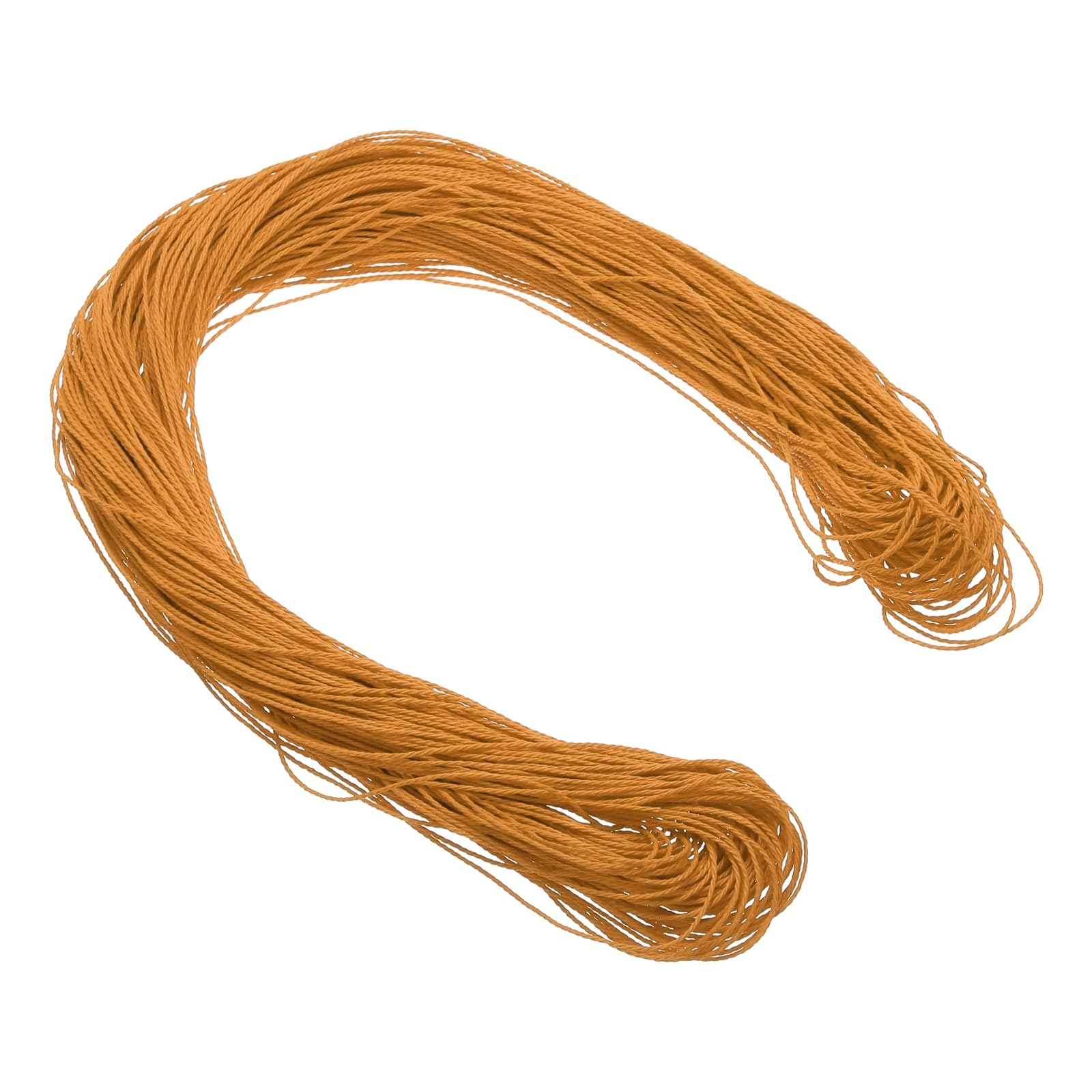 Snapklik.com : 1mm Waxed Cord 109 Yard Waxed Polyester Cord Orange ...