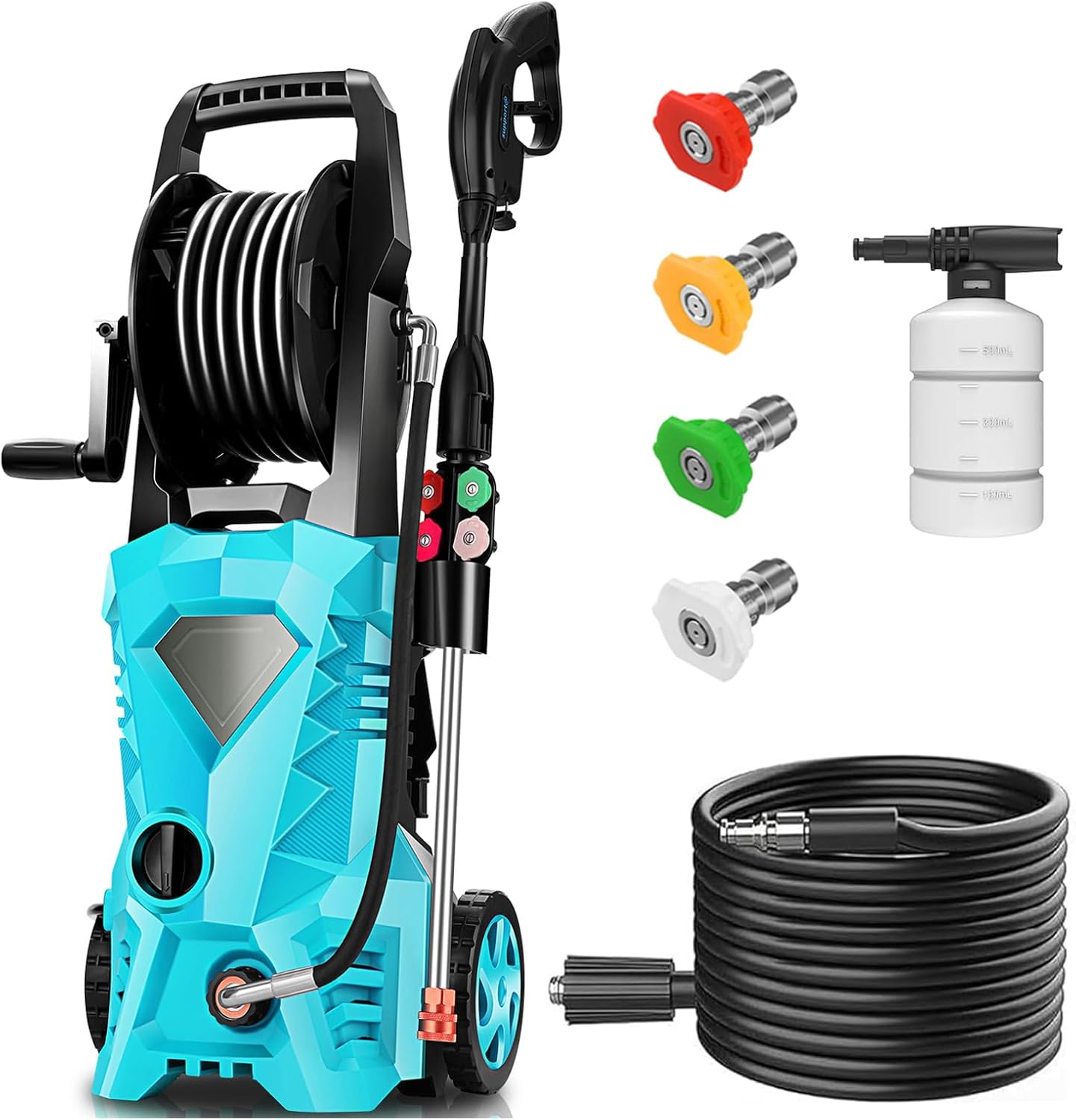 Amazon.com : commowner Electric Pressure Washer 5000 PSI Portable Power ...