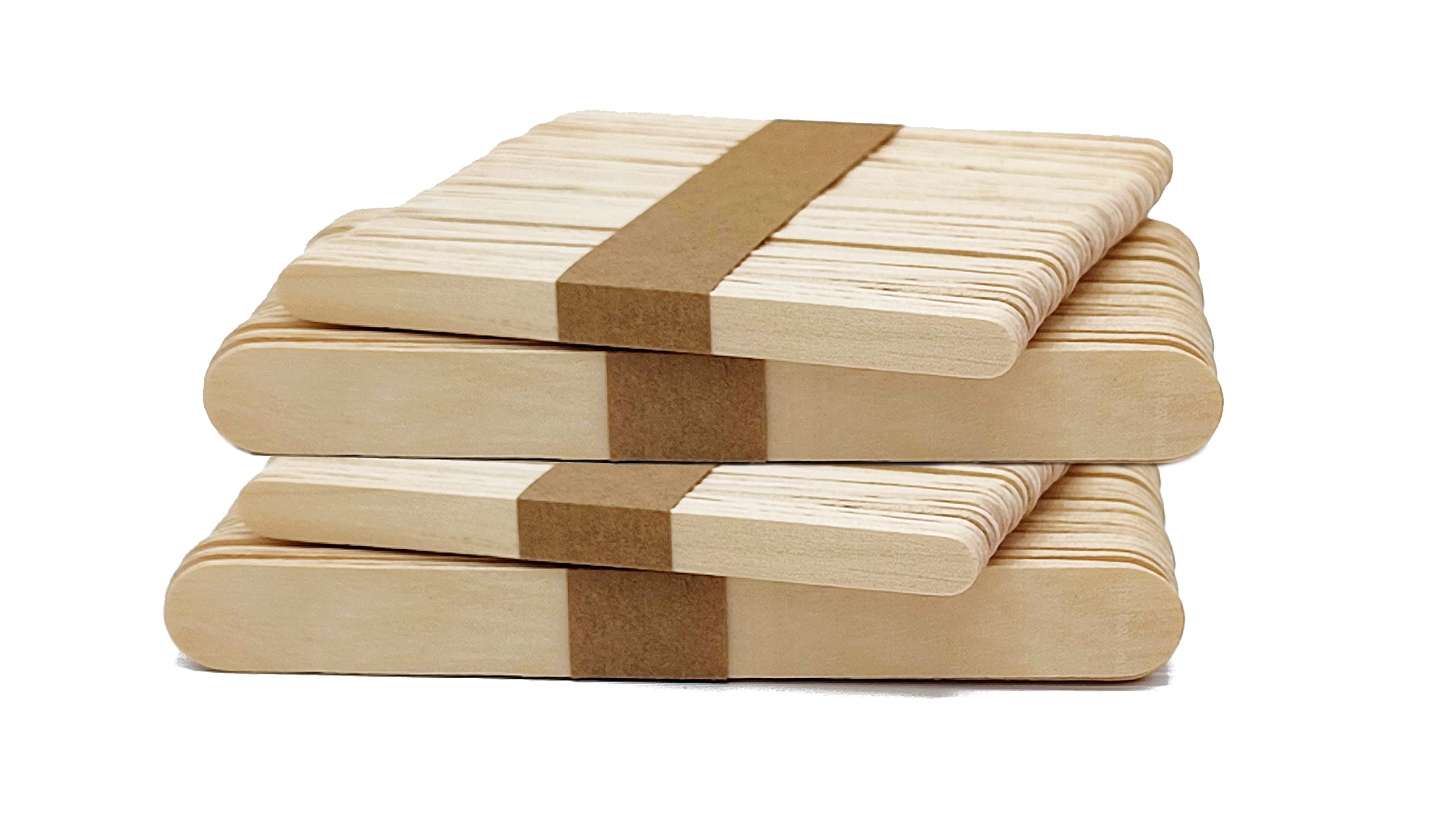 Styllofy [200 PCS] Popsicle Sticks for Crafts | 100 (4.5 inch)+100 (6 ...
