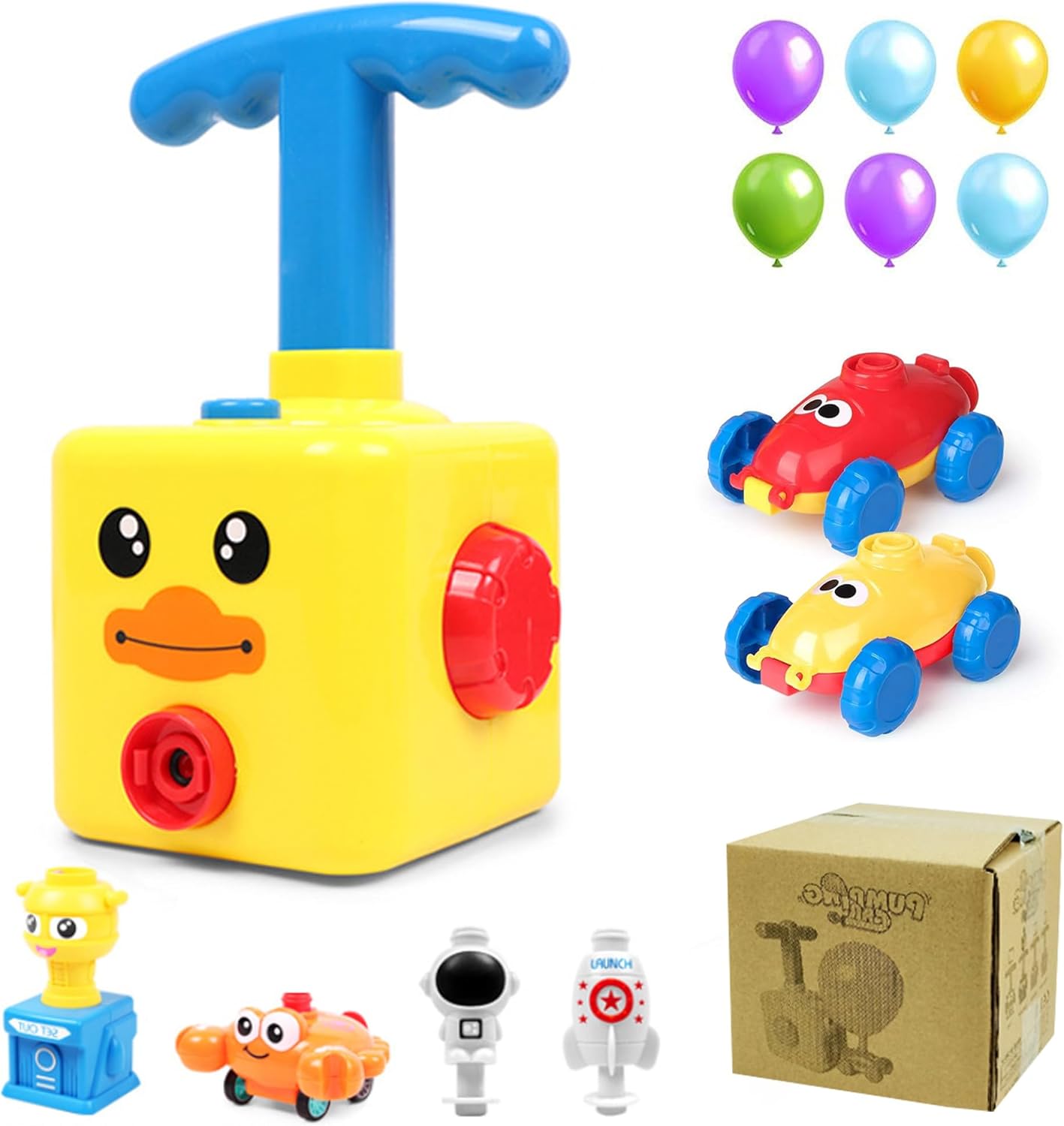Amazon.com: Engdog Balloon Powered Cars, Launcher Toy Set, Balloon Toys ...