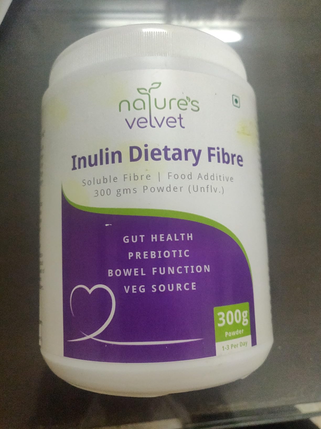 Buy Nature's Velvet Inulin Powder 300grams For Digestive Health Pack of ...