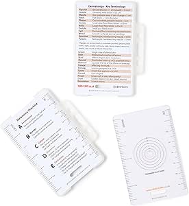 YardCard Dermatology Badge Card Set - Glossary, Melanoma ABCDE ...