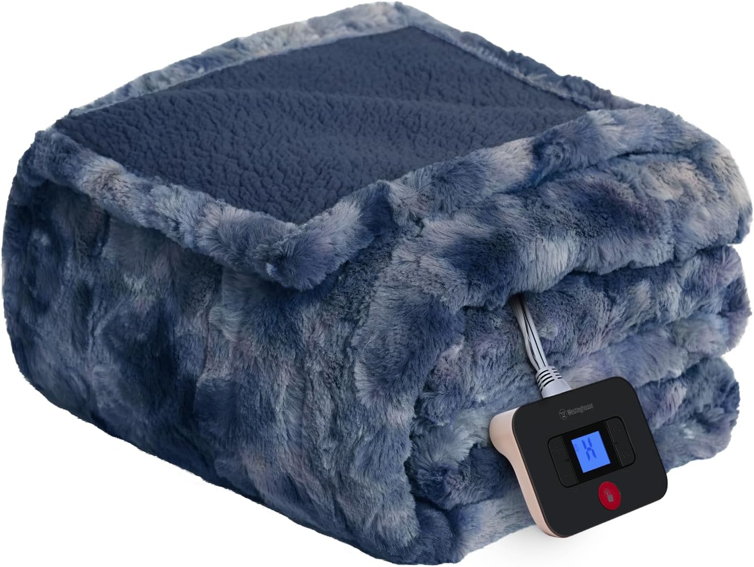 Amazon.com: Westinghouse Heated Blanket Full Size, Soft Flannel to ...