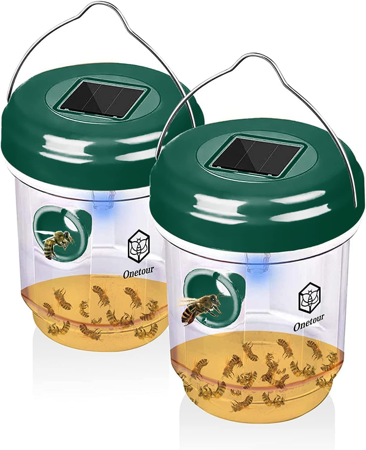 Amazon.com : Wasp Trap 10Pack Indoor Outdoor Reusable Wasp Traps Hornet ...