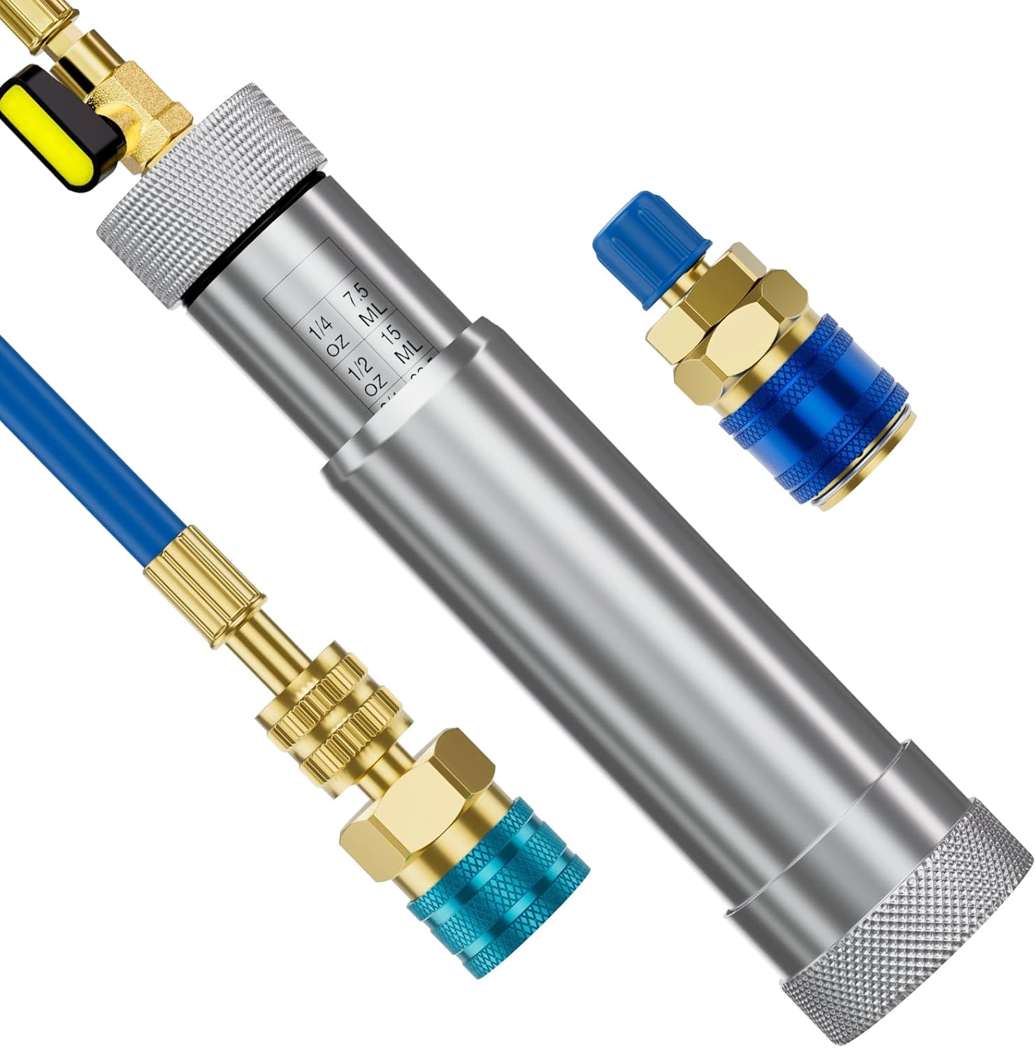 Amazon.com: HTOMT AC Oil Injector Kit, A/C Dye Oil Injector with ...