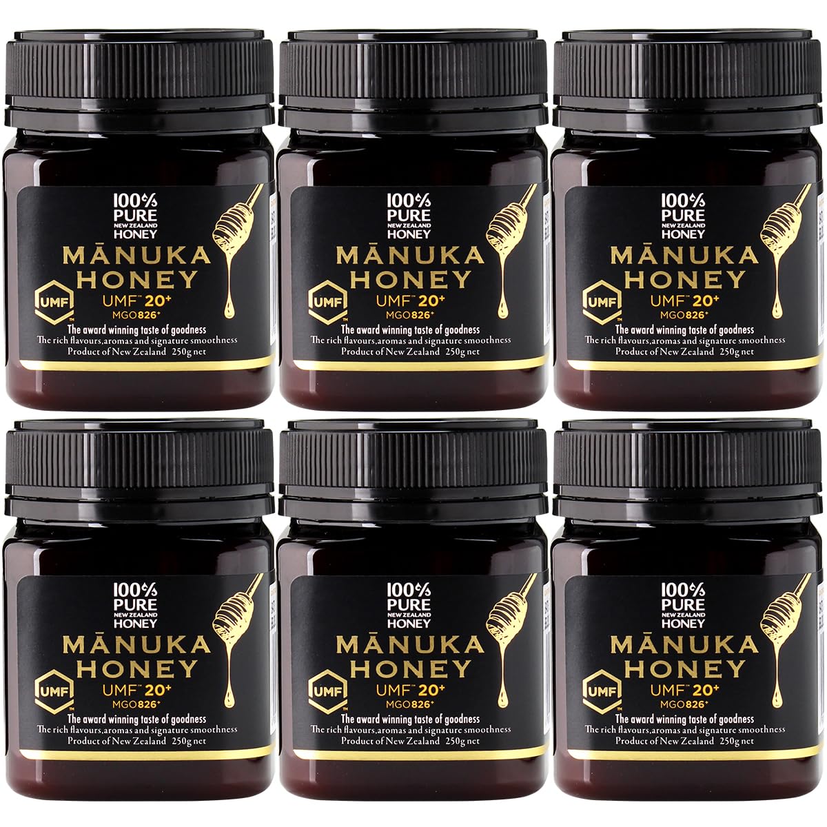 マヌカハニー UMF20＋ MGO826＋ 250g×3個 生マヌカ プレミアムハニー