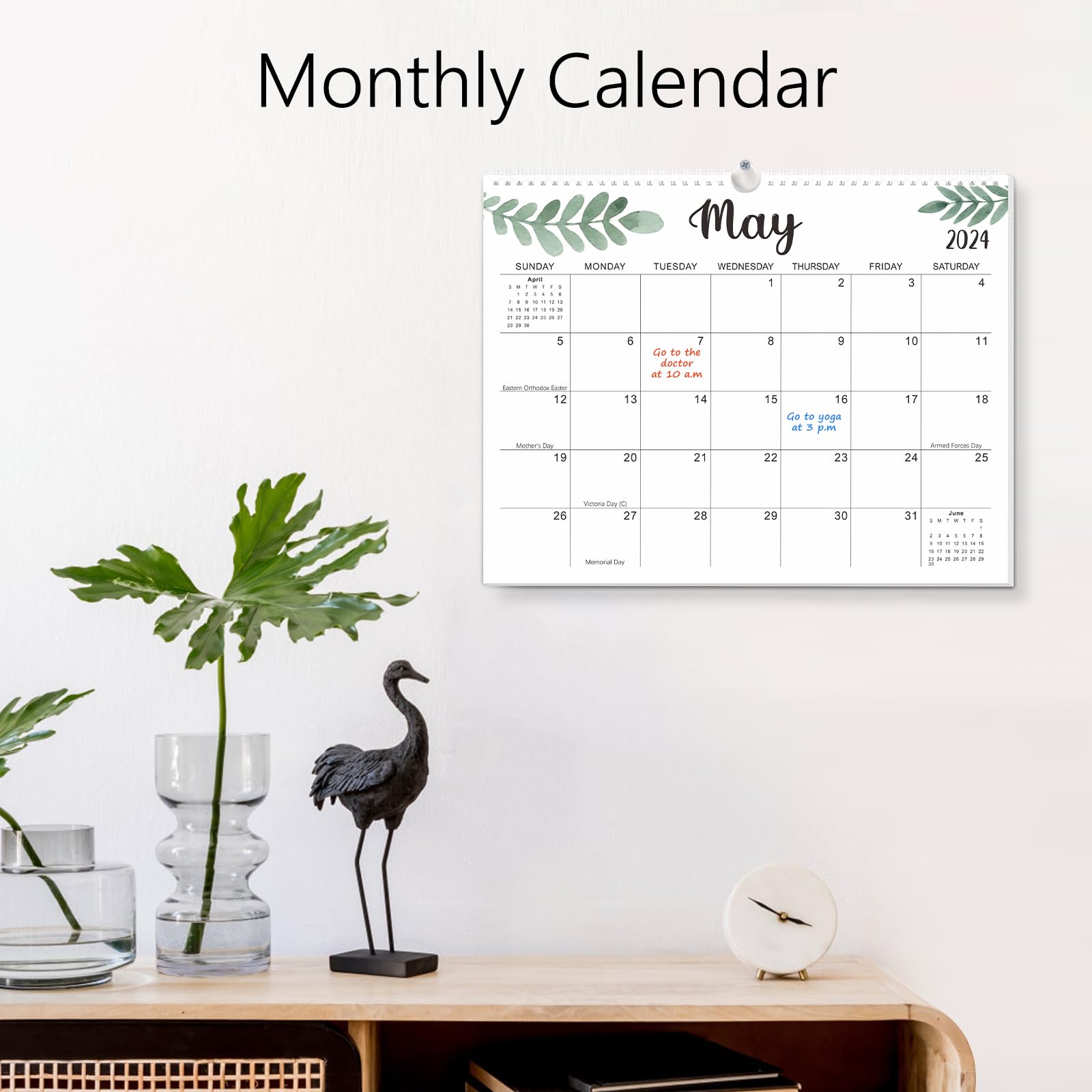 Snapklik.com : Wall Calendar 2024-2025 - From Jan.2024 - Jun.2025, 18 ...