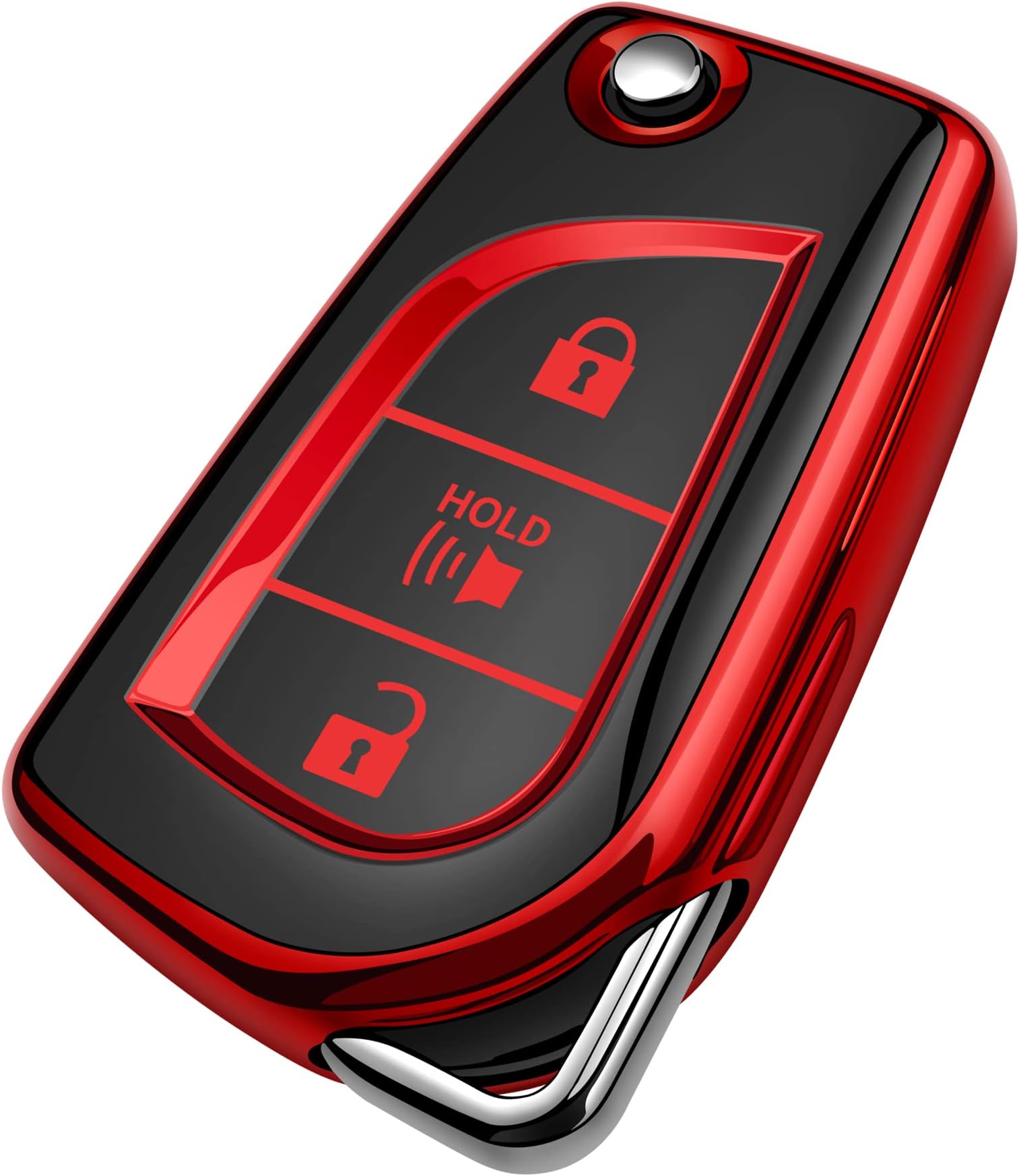 Amazon.com: Tukellen for Toyota Key Fob Cover Special Soft TPU Key Case ...