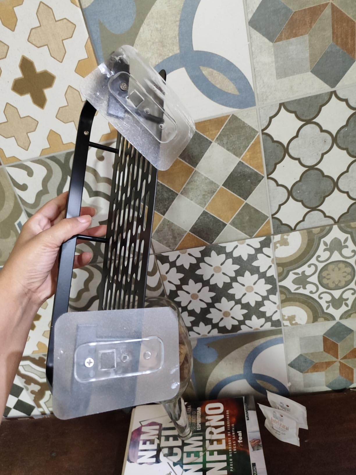 Prateleira Multiuso Sem Furo Para Banheiro Cozinha Varanda Com Suporte ...