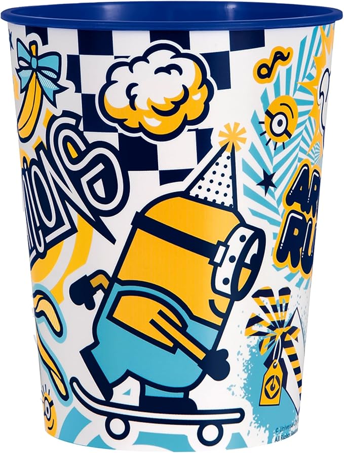 Amazon.com: Minions 2 Multicolor Plastic Stadium Cup - 16 oz. (1 Count ...