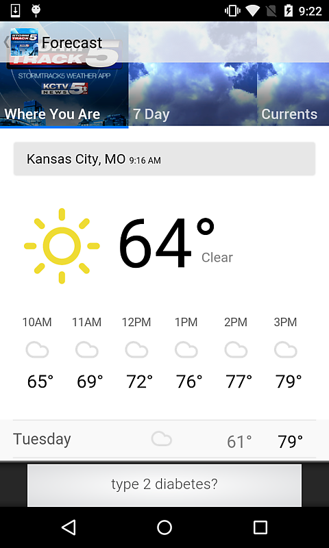 Kansas City Weather Radar KCTV:Amazon.de:Appstore for Android