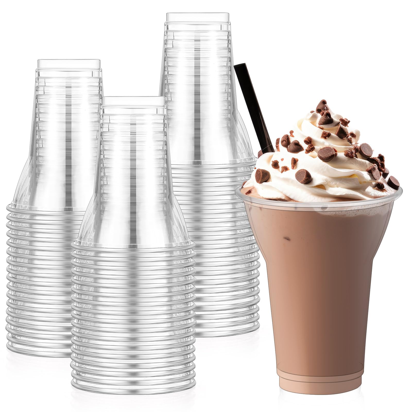 Amazon.com: Baderke 50pcs Plastic Parfait Cups Peanut Buster Parfait ...