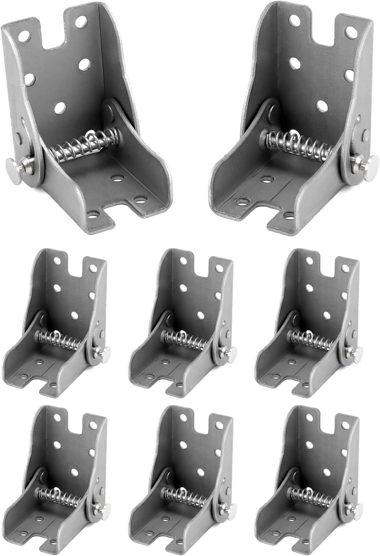 QWORK® 8 Pack Folding Table Hinges, Self-Locking Folding Hinges, Ideal ...