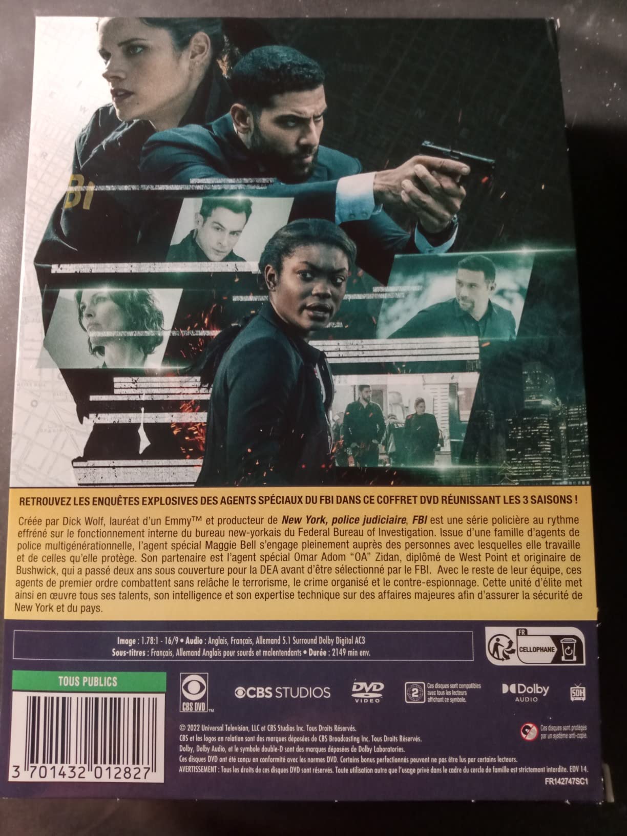 FBI-Saisons 1 à 3: DVD et Blu-ray : Amazon.fr