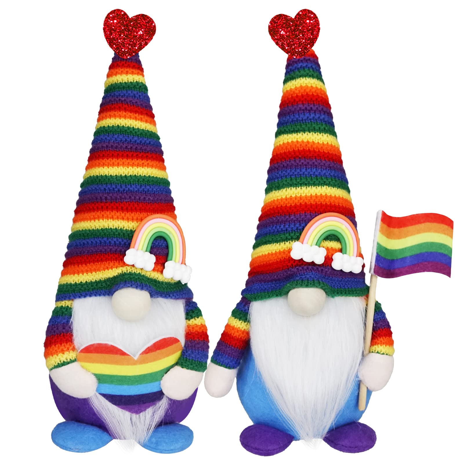 Amazon.com: Pride Gnomes Decorations, Pride Flag Gnomes Plush Home ...