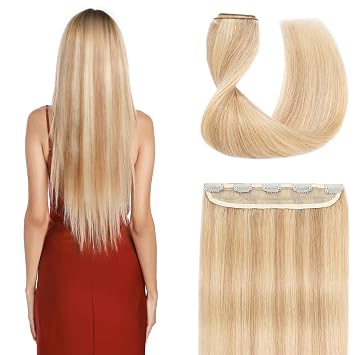 Amazon.com : S-noilite One Piece Clip in Extensions Human Hair 5 Clips ...