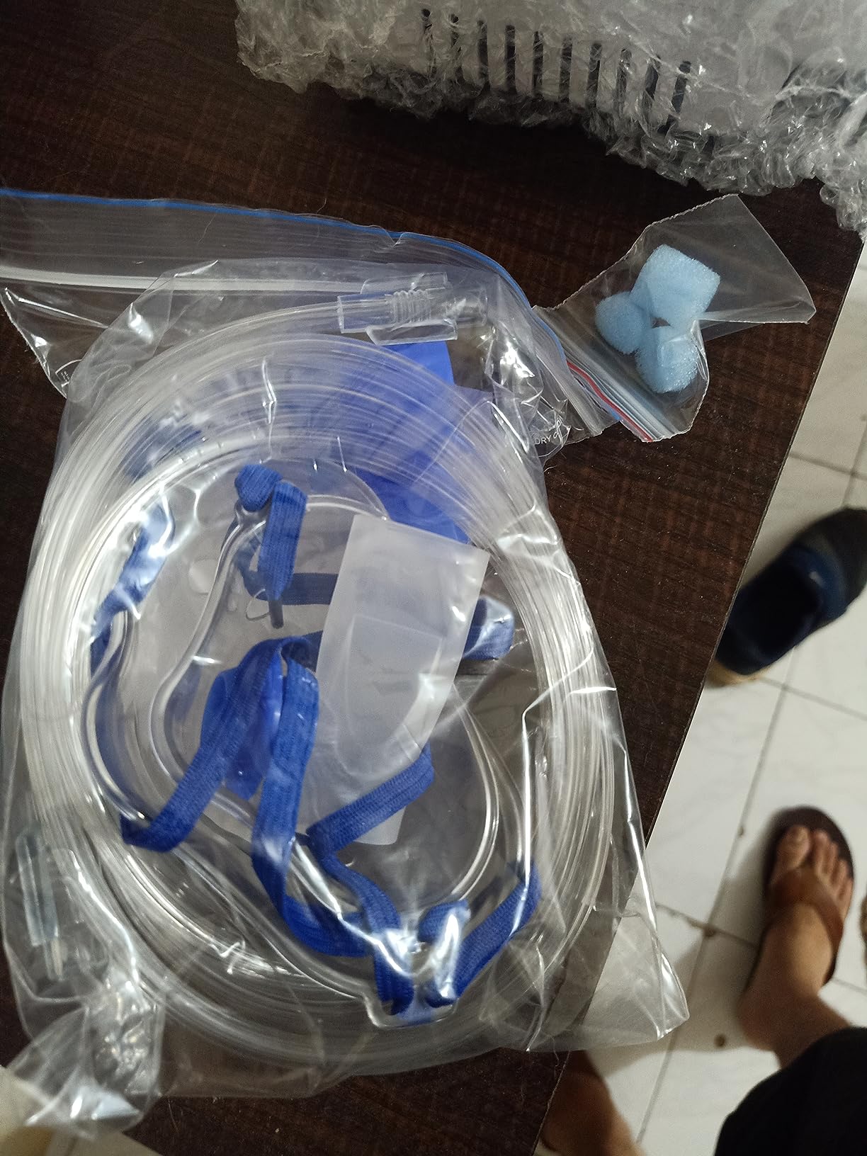 IntraFit Portable Blue, White Compressor Complete Kit Nebulizer Machine ...