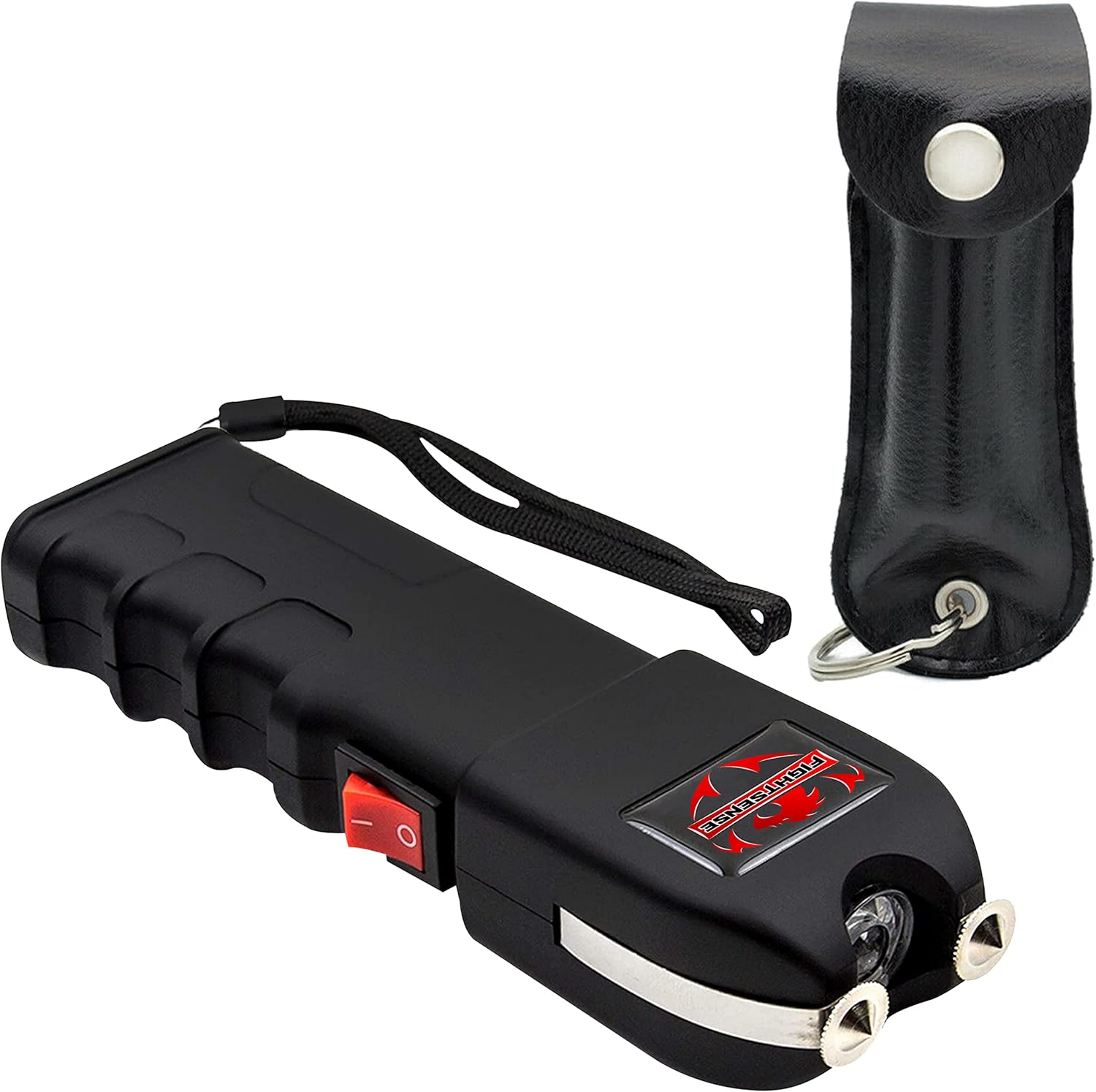 FIGHTSENSE Self-Defense Kit with Pepper Spray & Heavy Duty Stun Gun for ...