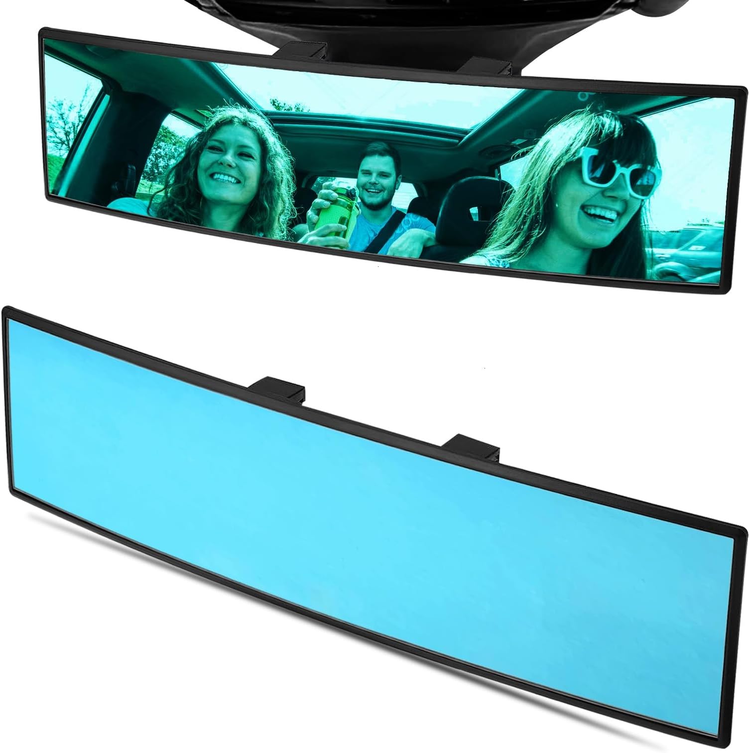 Amazon.com: WSSROGY Car Rearview Mirror HD Glass 12 Inch Anti Glare ...