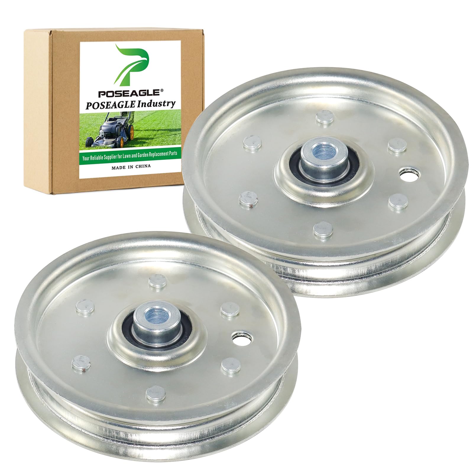 Amazon.com : POSEAGLE 2 Pack 756-3005 Idler Pulley Replaces Cub Cadet ...