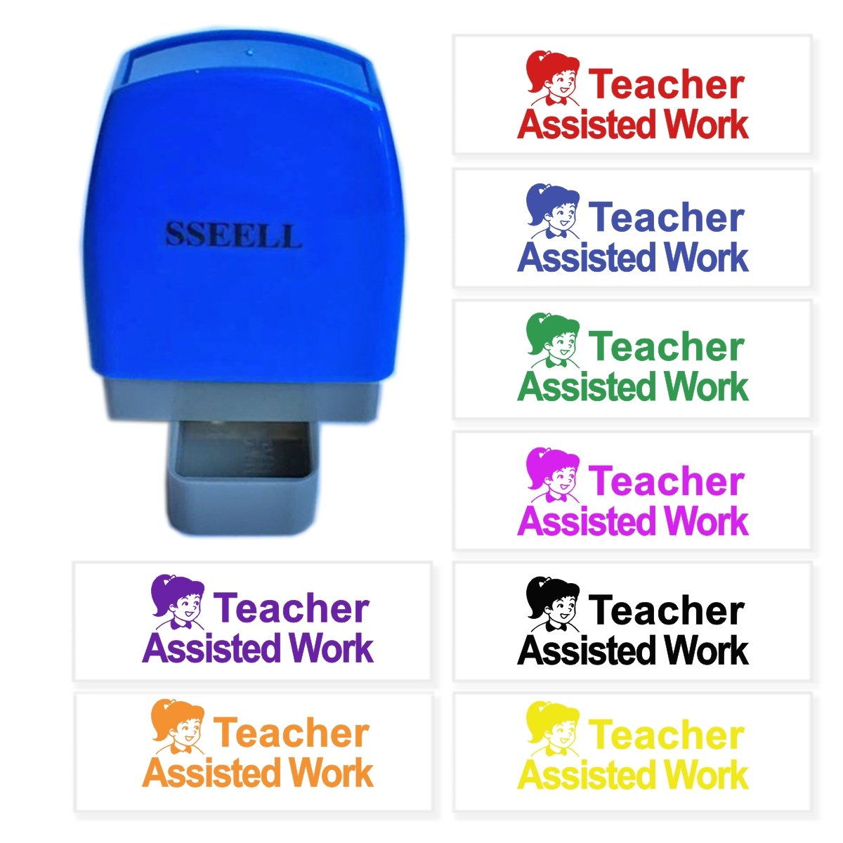 Teacher Assisted Work Reward Stamp Self Inking For School Student ...