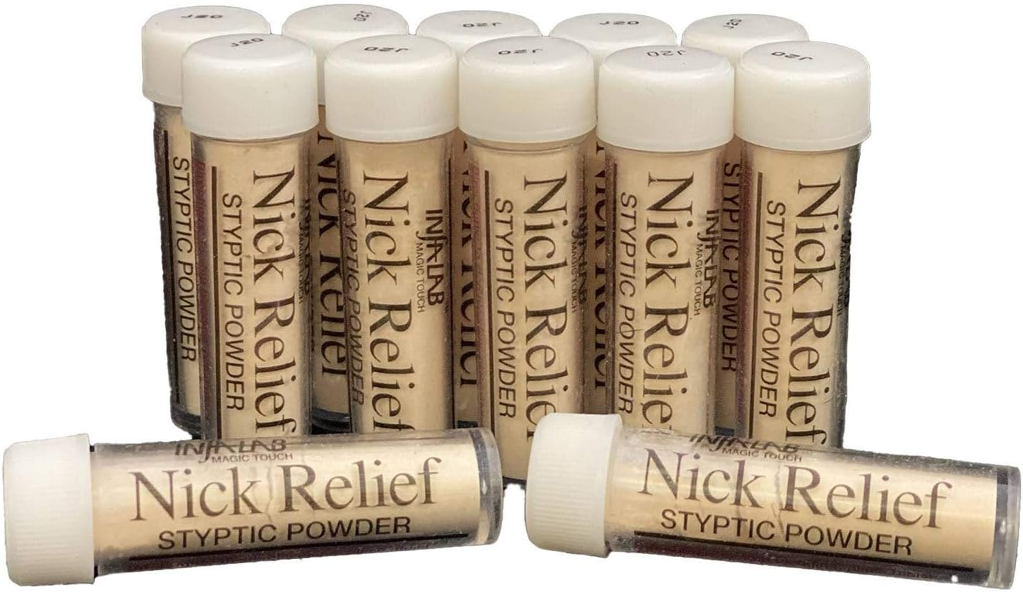 Amazon.com: Infalab Nick Relief Styptic Powder, 24 Vials : Beauty ...