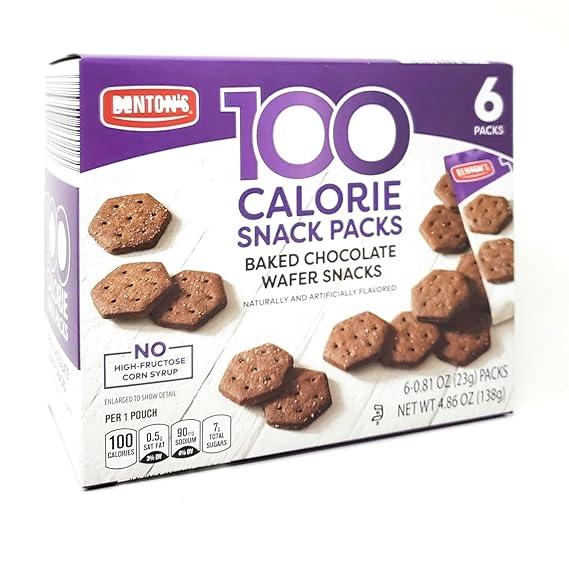 Amazon.com: 100 Calorie Snack Packs | Baked Chocolate Wafer Snacks | No ...
