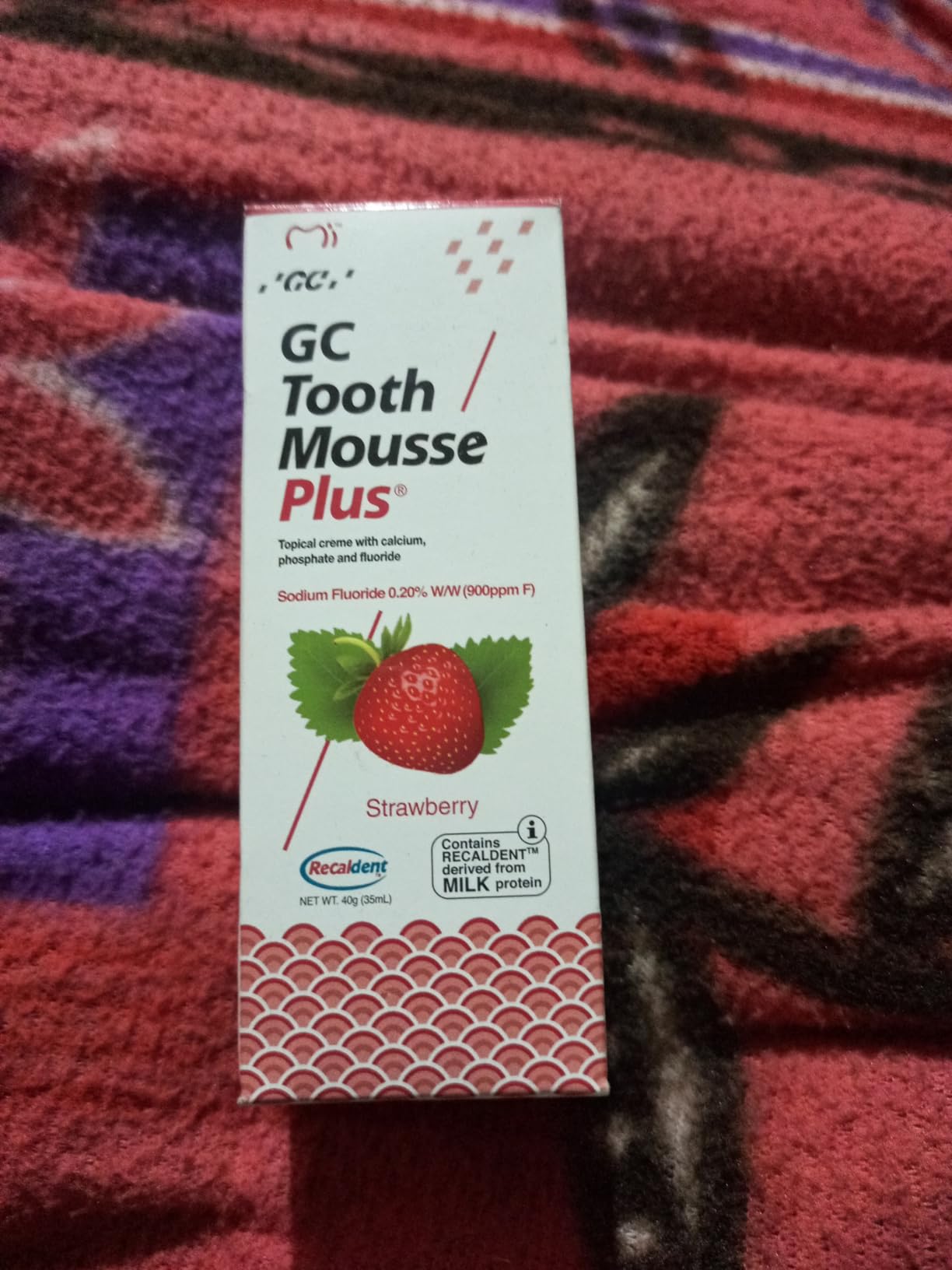 Galaxy Gc Tooth Mousse Plus For Enamel Protection (Strawberry Flavor ...