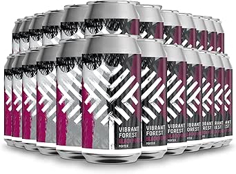 Vibrant Forest Black Forest Porter Beer 4.9% ABV 24 x 440ml Cans ...